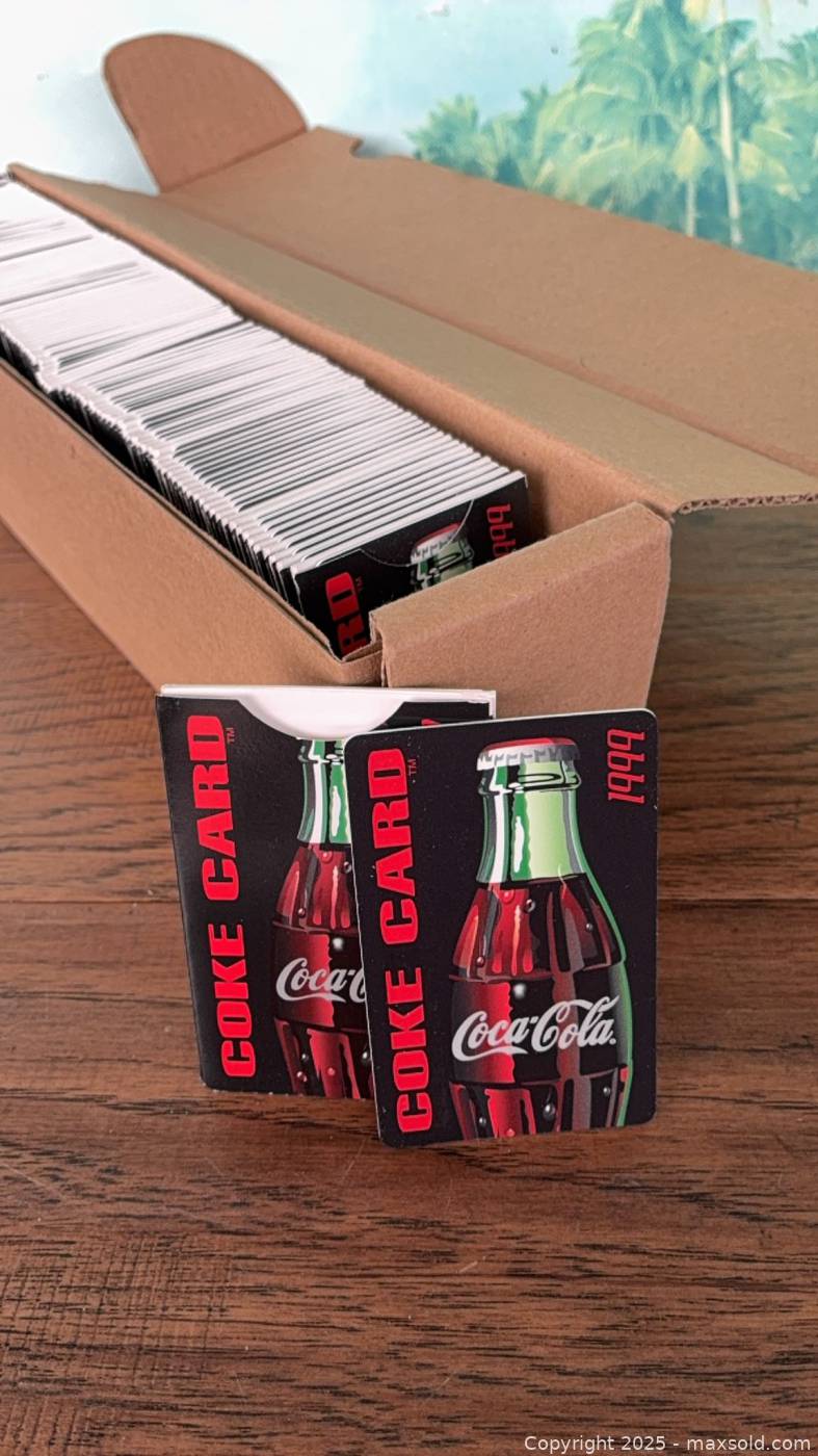 1999 Coca-Cola Coke Card box lot | Maxsold
