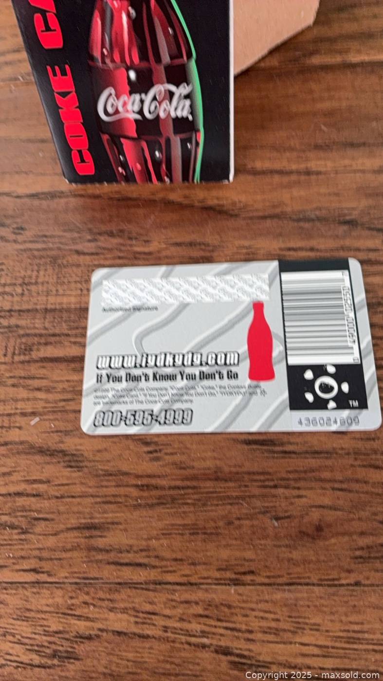 1999 Coca-Cola Coke Card box lot | Maxsold