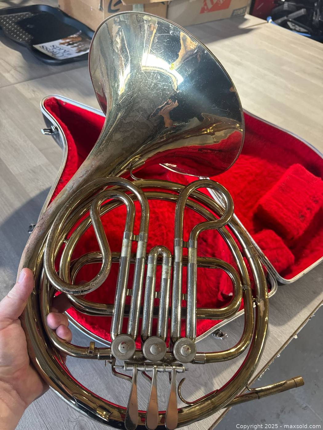Holton French horn with case | Maxsold