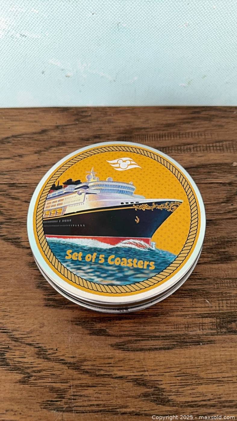 Disney Cruise Line Character Coasters Set of 5 | Maxsold