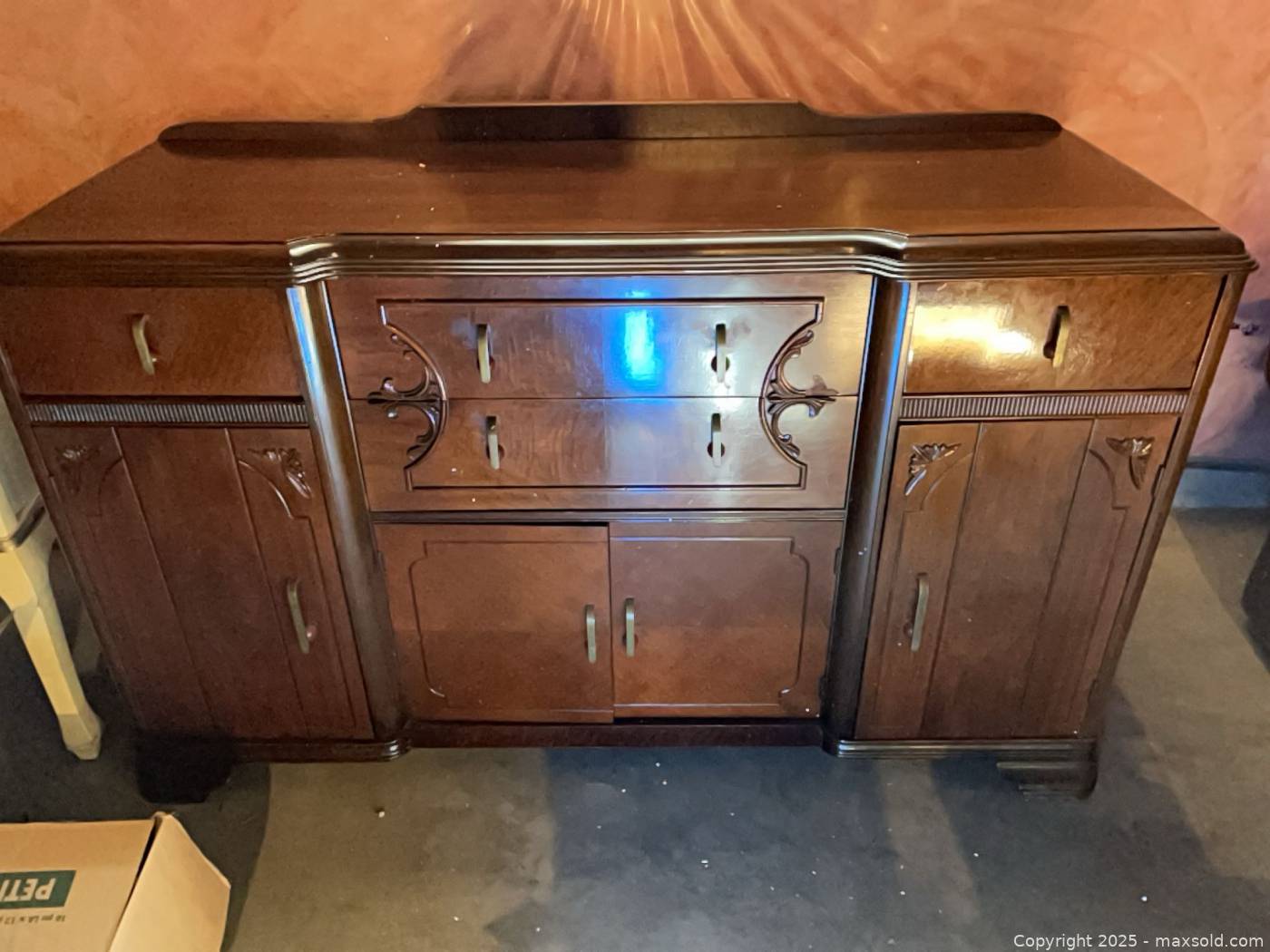 Art Deco Waterfall Sideboard/Buffet | Maxsold