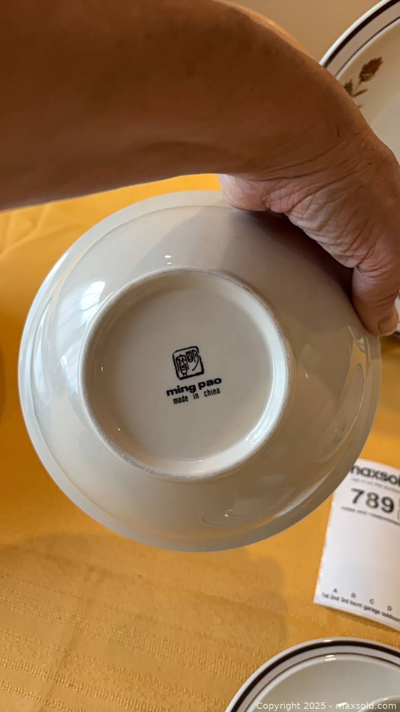 Ming Pao clover dinnerware, 29 pieces | Maxsold