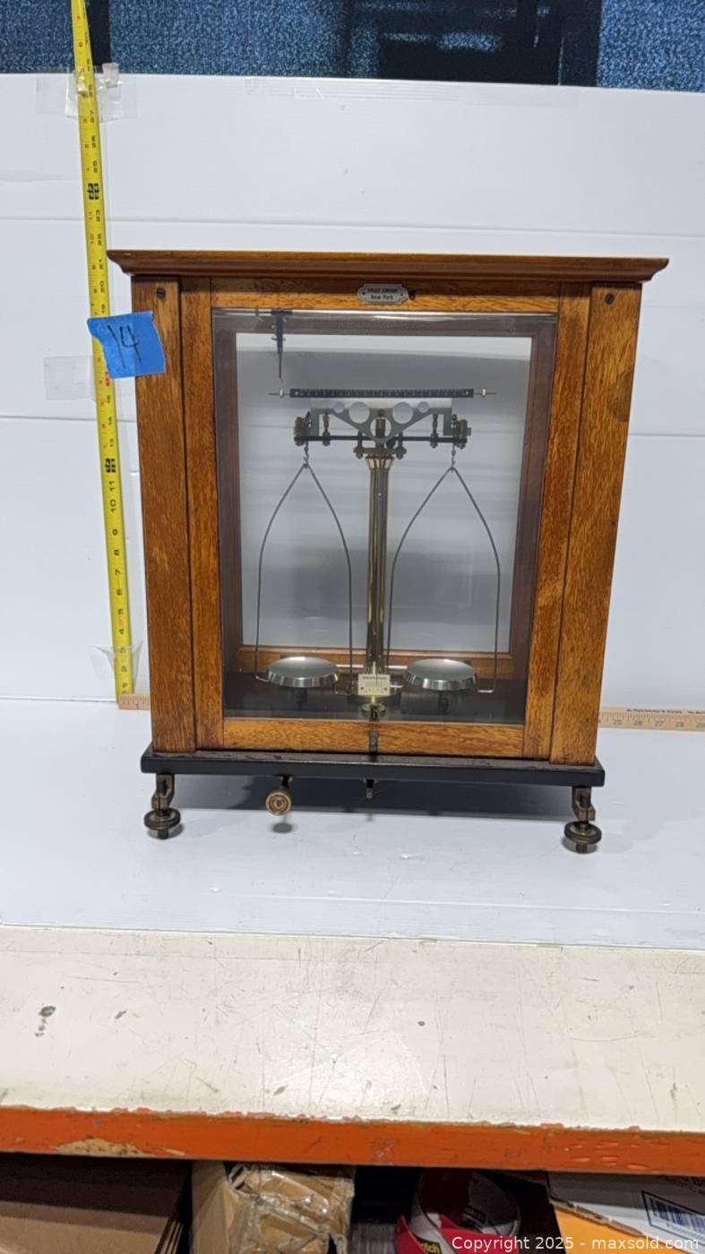 Antique Apothecary Analytical Balance Scale | Maxsold