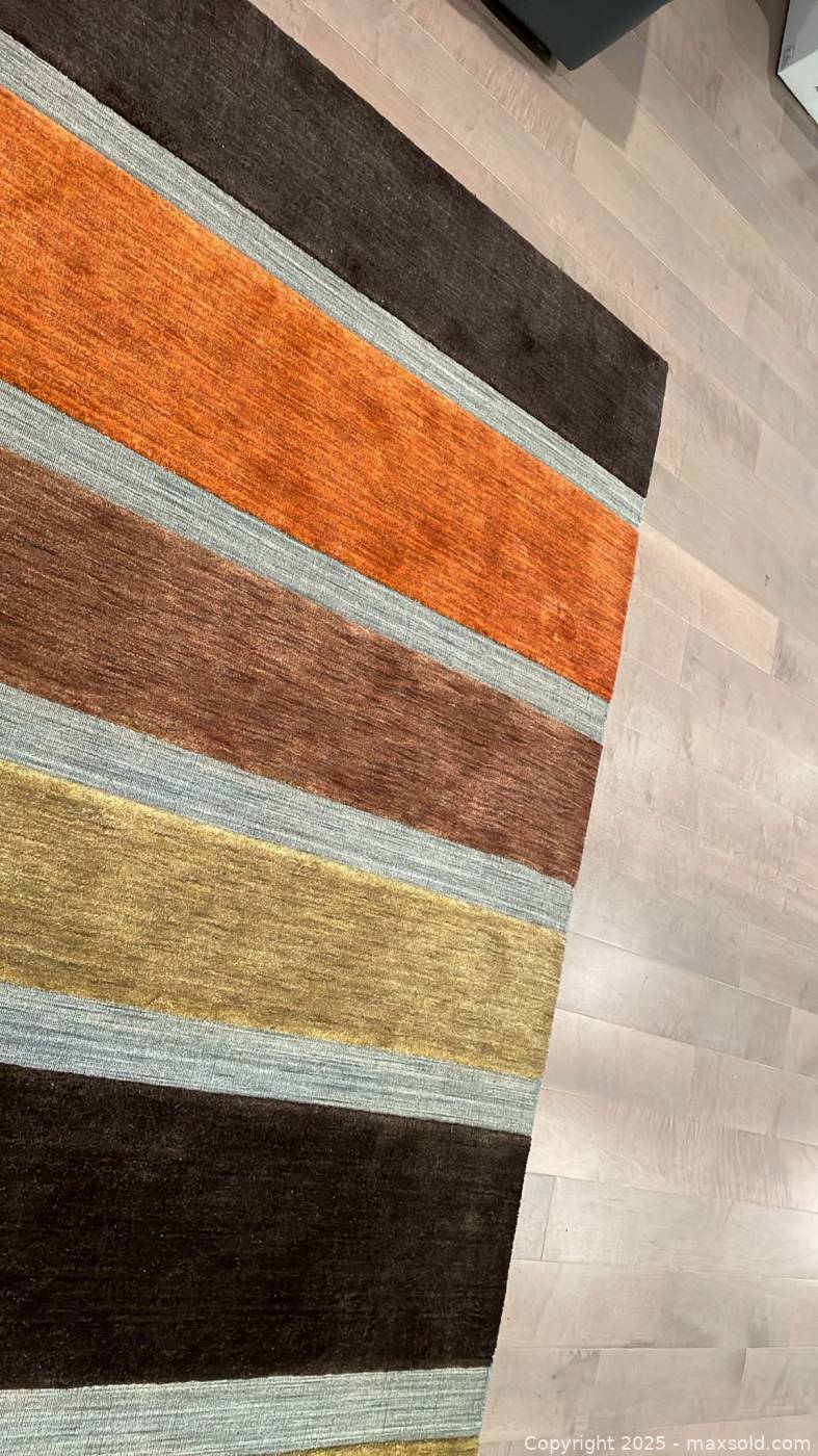 Striped Area Rug 8x10 | Maxsold