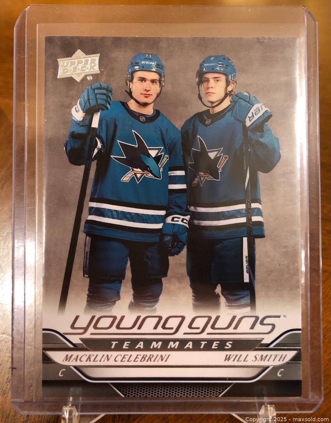 2024-25 Upper Deck Young Guns Teammates hockey card – Macklin Celebrini ...