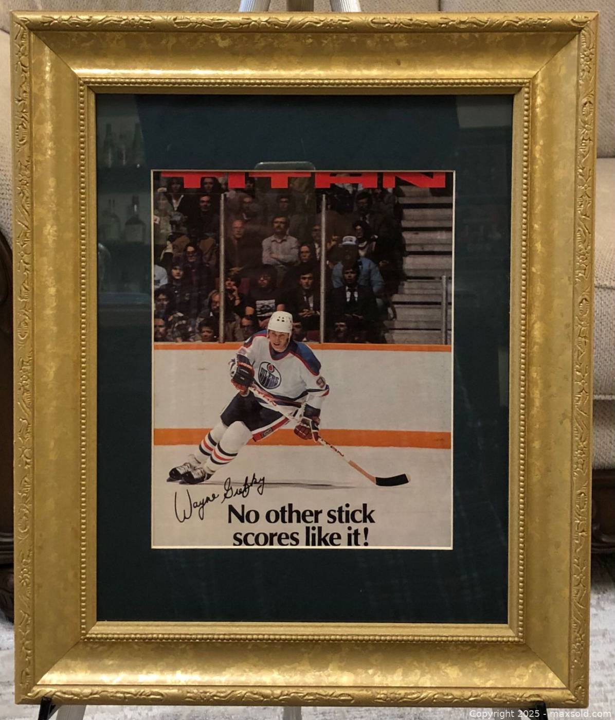 Wayne Gretzky Titan framed advertisement | Maxsold