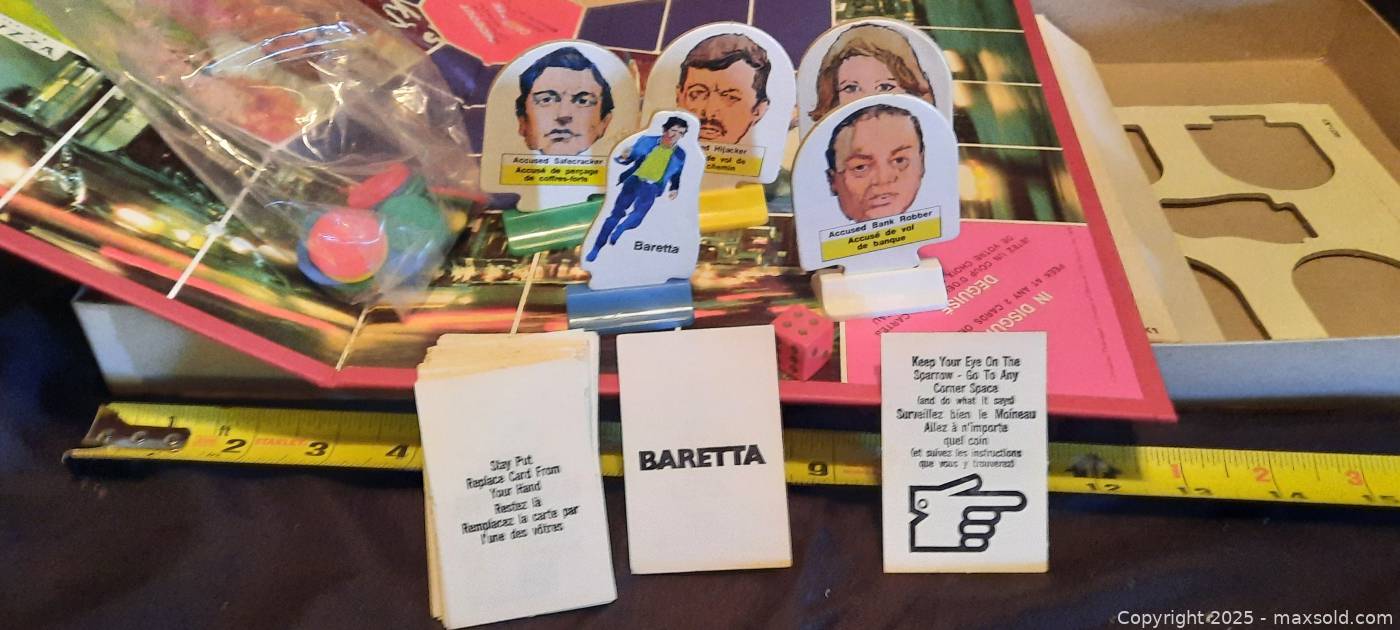 1976 Baretta The Street Detective board game | Maxsold
