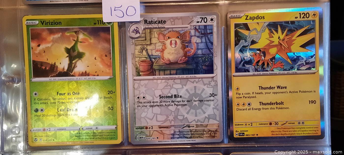 9 foil Pokémon trading cards | Maxsold