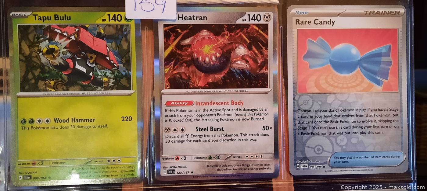 9 foil Pokémon trading cards | Maxsold