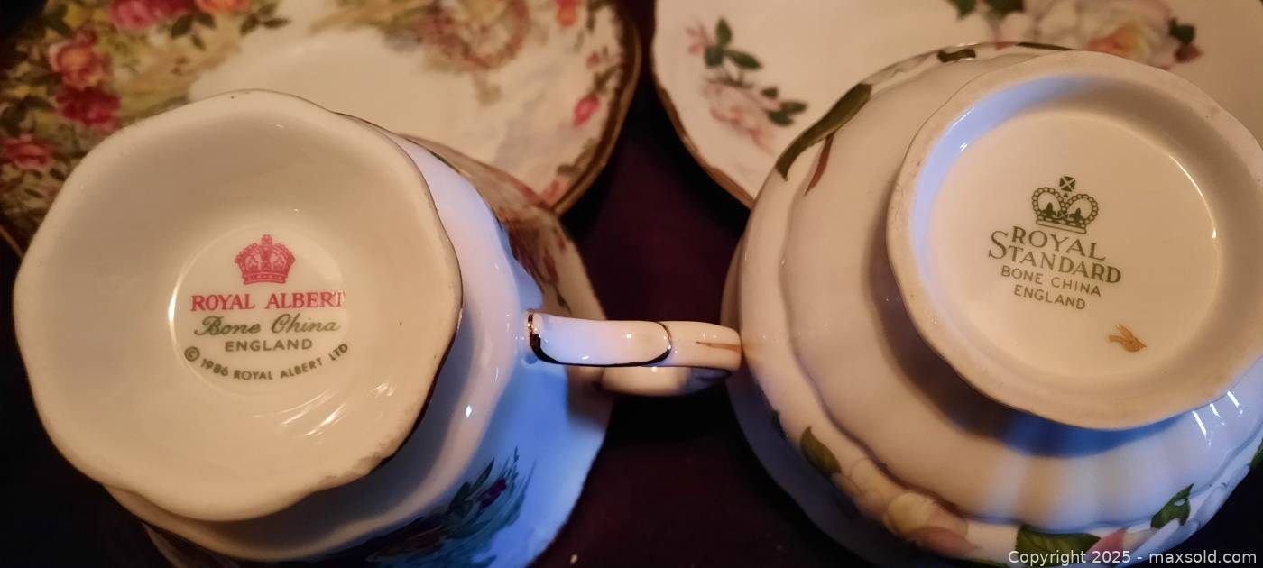 Royal Albert & Royal Standard tea cups | Maxsold