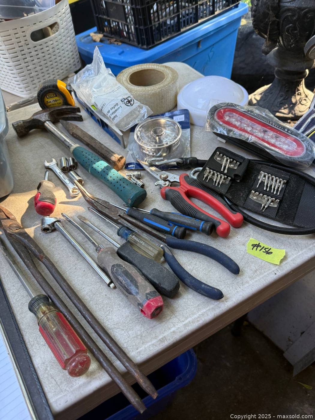 Assorted hand tools and hardware | Maxsold
