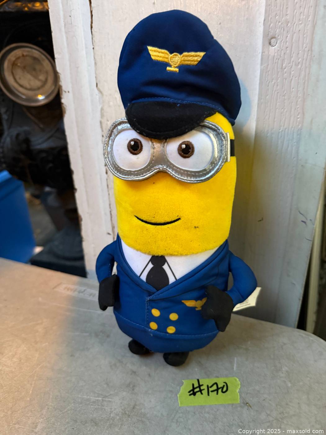 Minion pilot plush toy | Maxsold