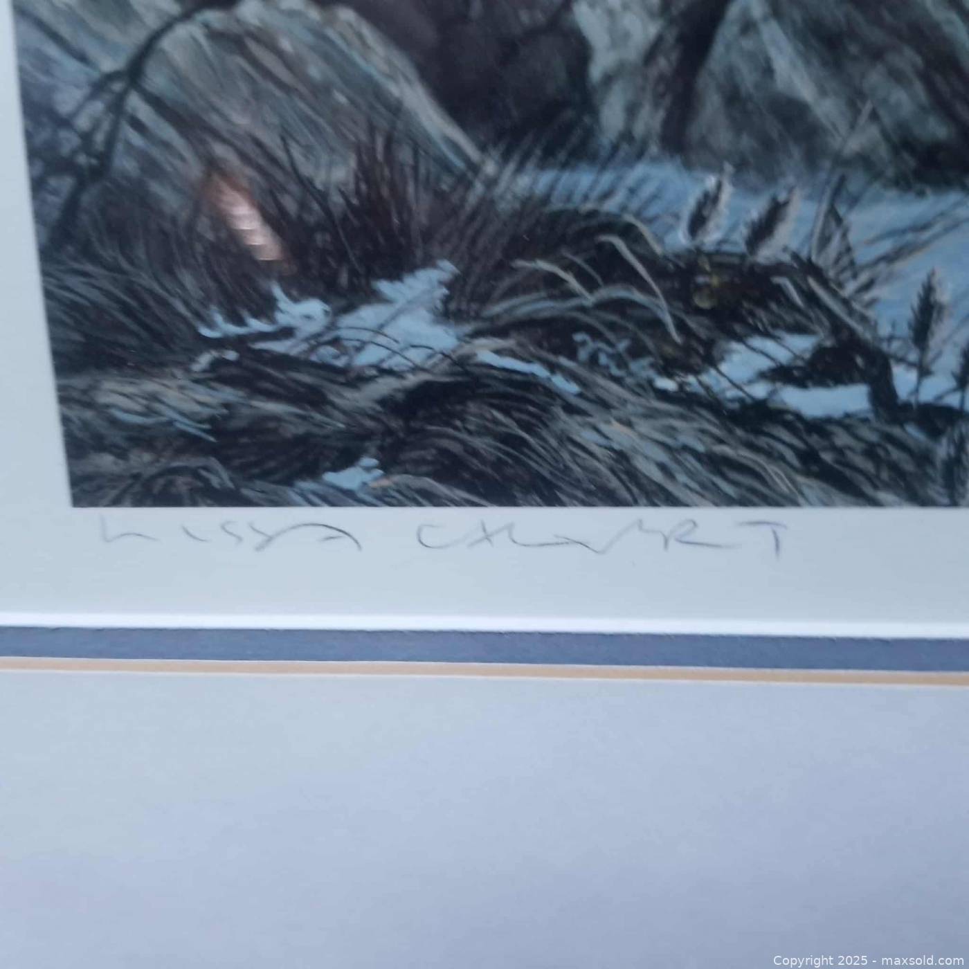 Polar Bears limited edition print by Lissa Calvert | Maxsold