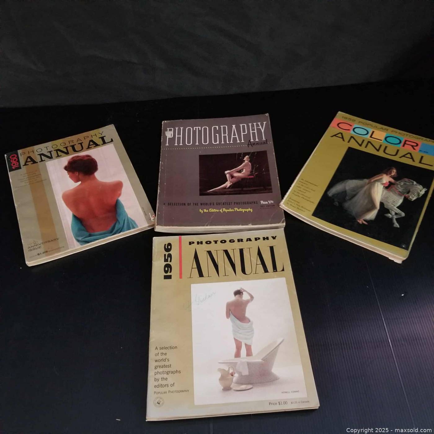 4 Popular Photography annual magazines 1952-1960 | Maxsold