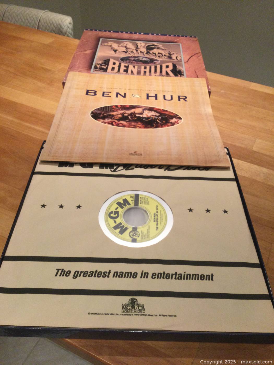 Ben-Hur 35th Anniversary LaserDisc Box Set | Maxsold