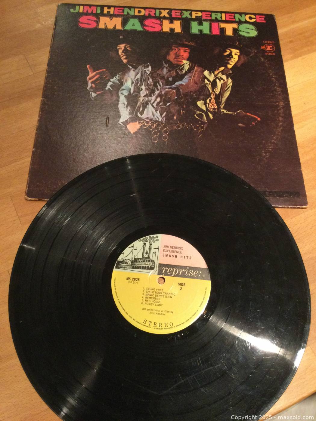 Jimi Hendrix Experience Smash Hits vinyl LP | Maxsold
