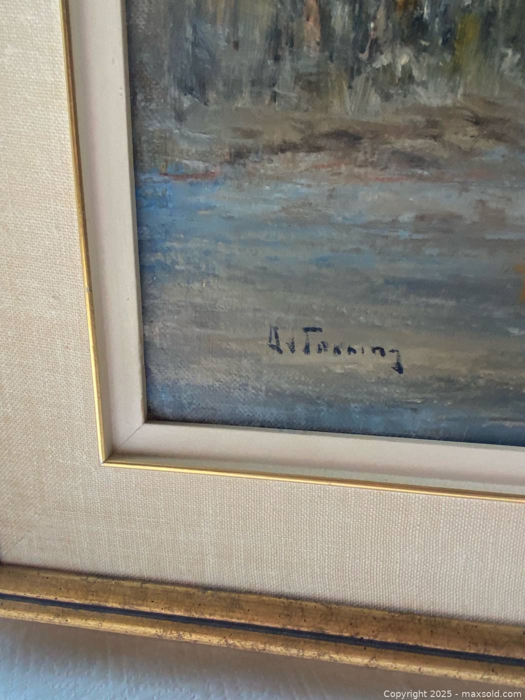 Original Oil Painting Signed Dr. D.J. Tonning | Maxsold