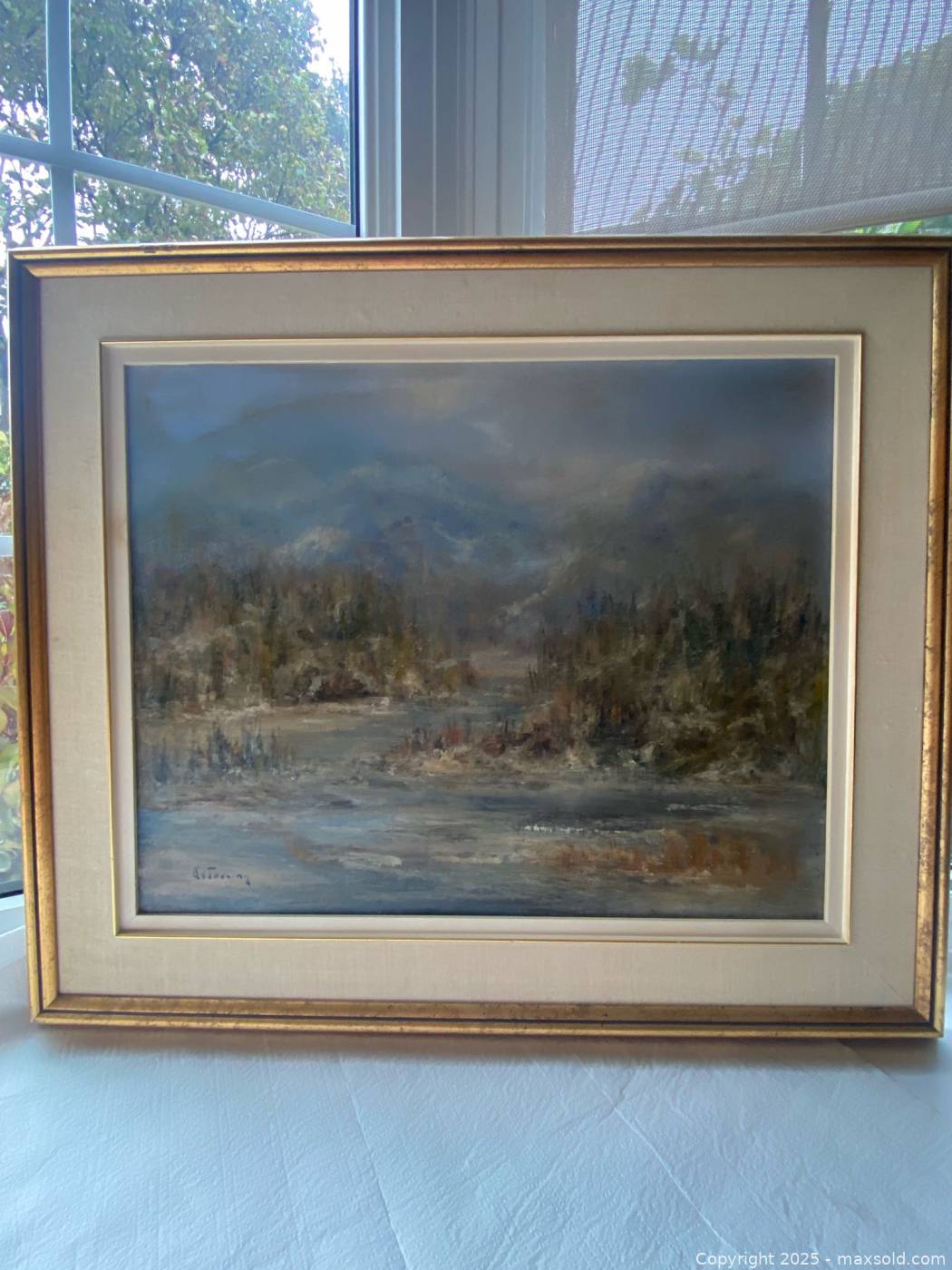 Original Oil Painting Signed Dr. D.J. Tonning | Maxsold