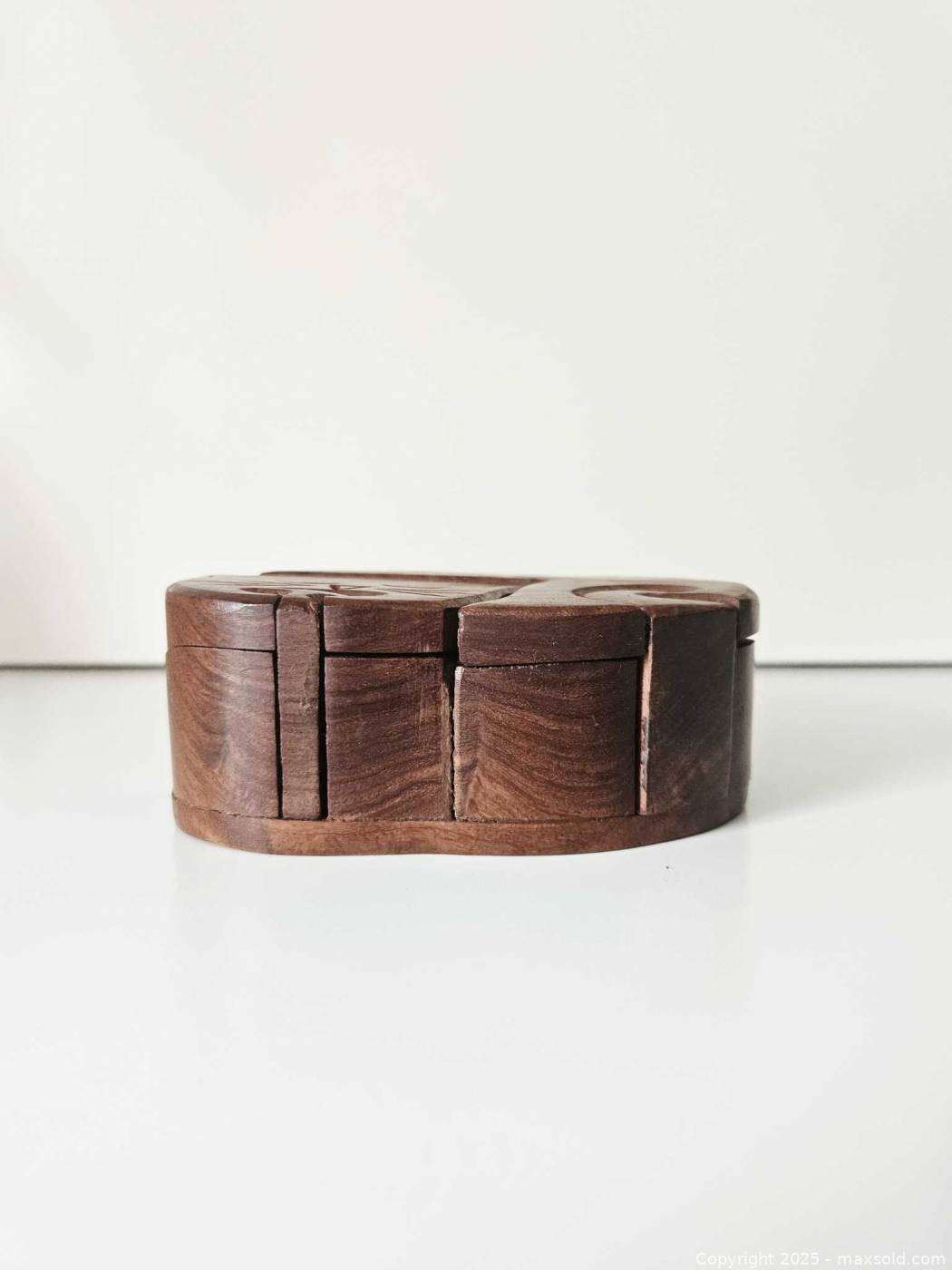 Vintage Hand-Carved Cat Puzzle Box | Maxsold