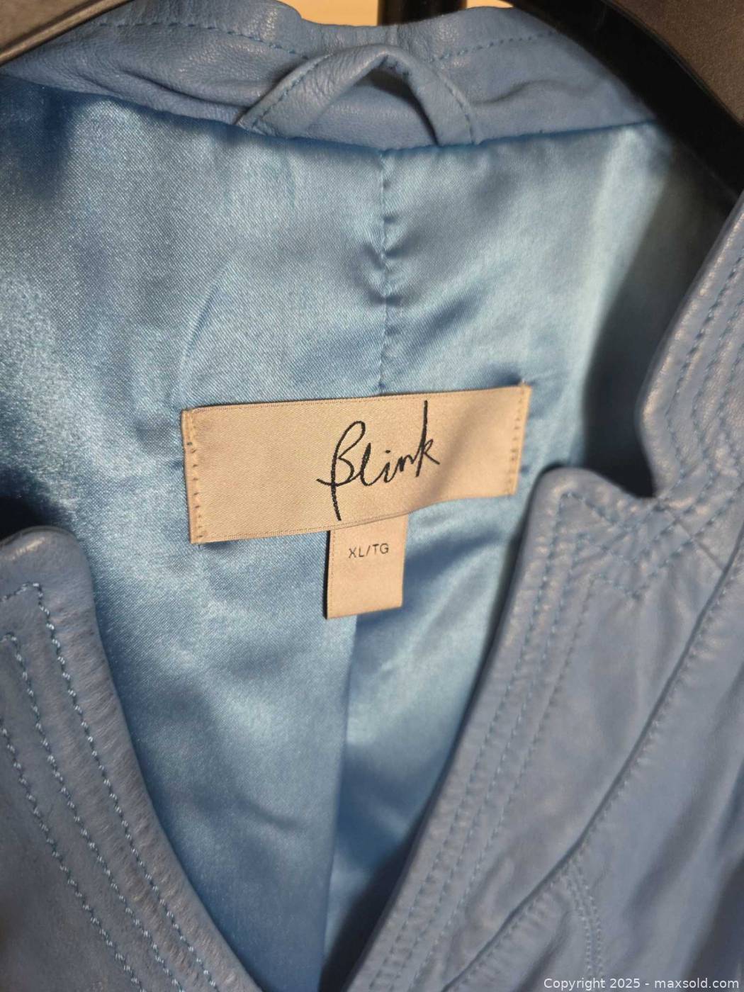 Blink leather jacket and knitwear | Maxsold
