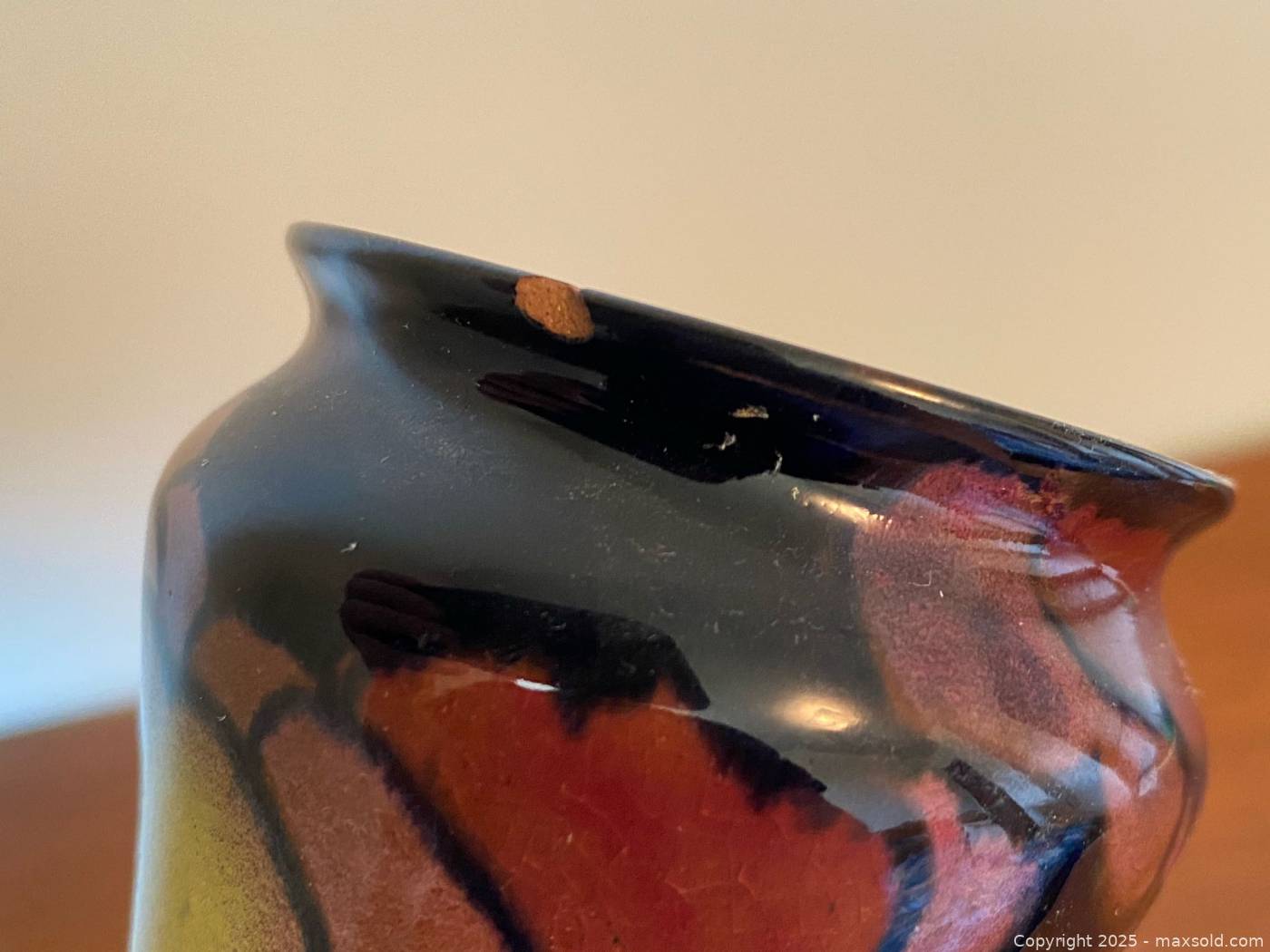 Royal Stanley Jacobean Ware floral vase | Maxsold