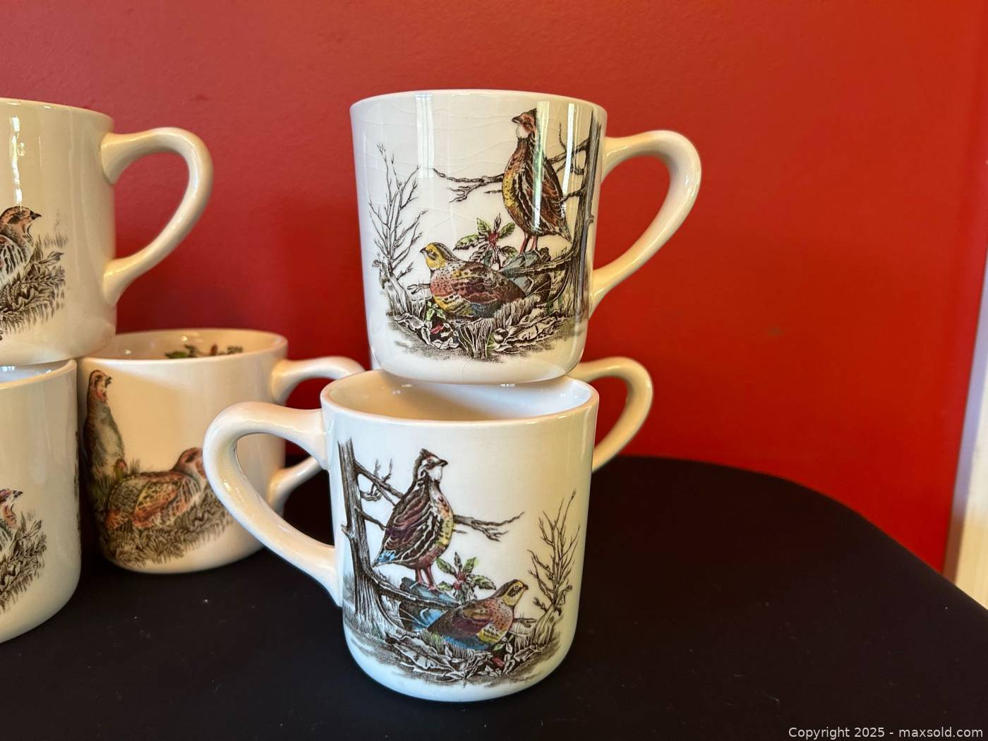 Johnson Brothers Game Birds stoneware mugs | Maxsold