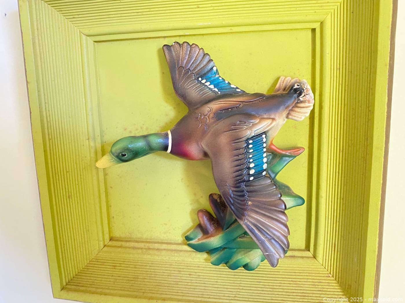 Vintage Ceramic Mallard Duck Wall Plaque | Maxsold