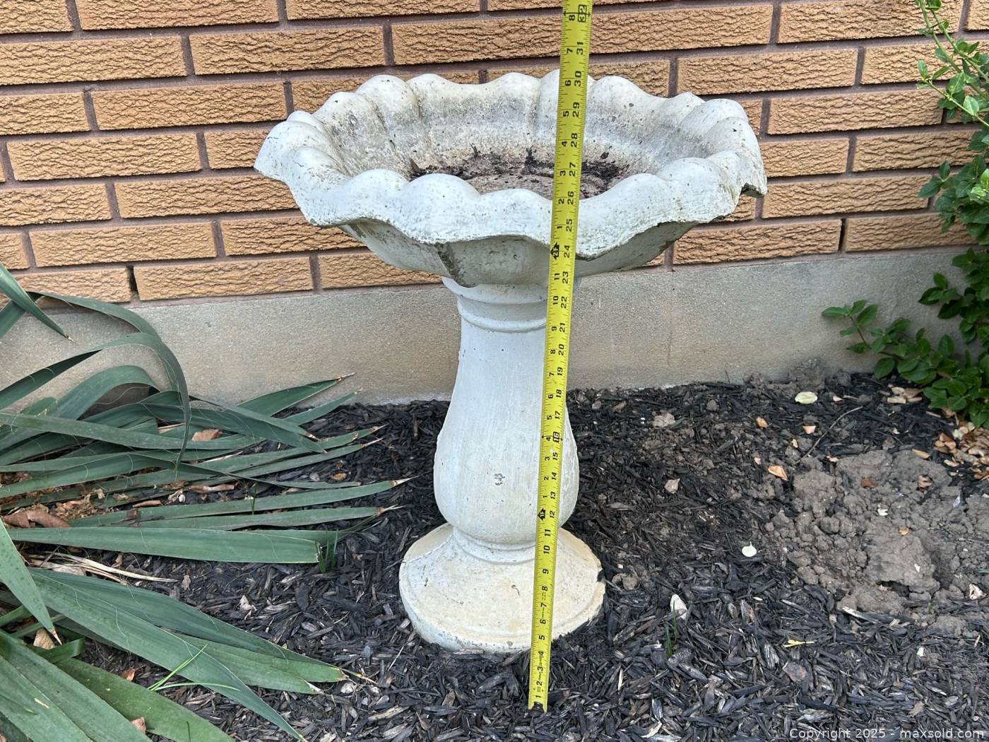 Vintage Concrete Bird Bath | Maxsold