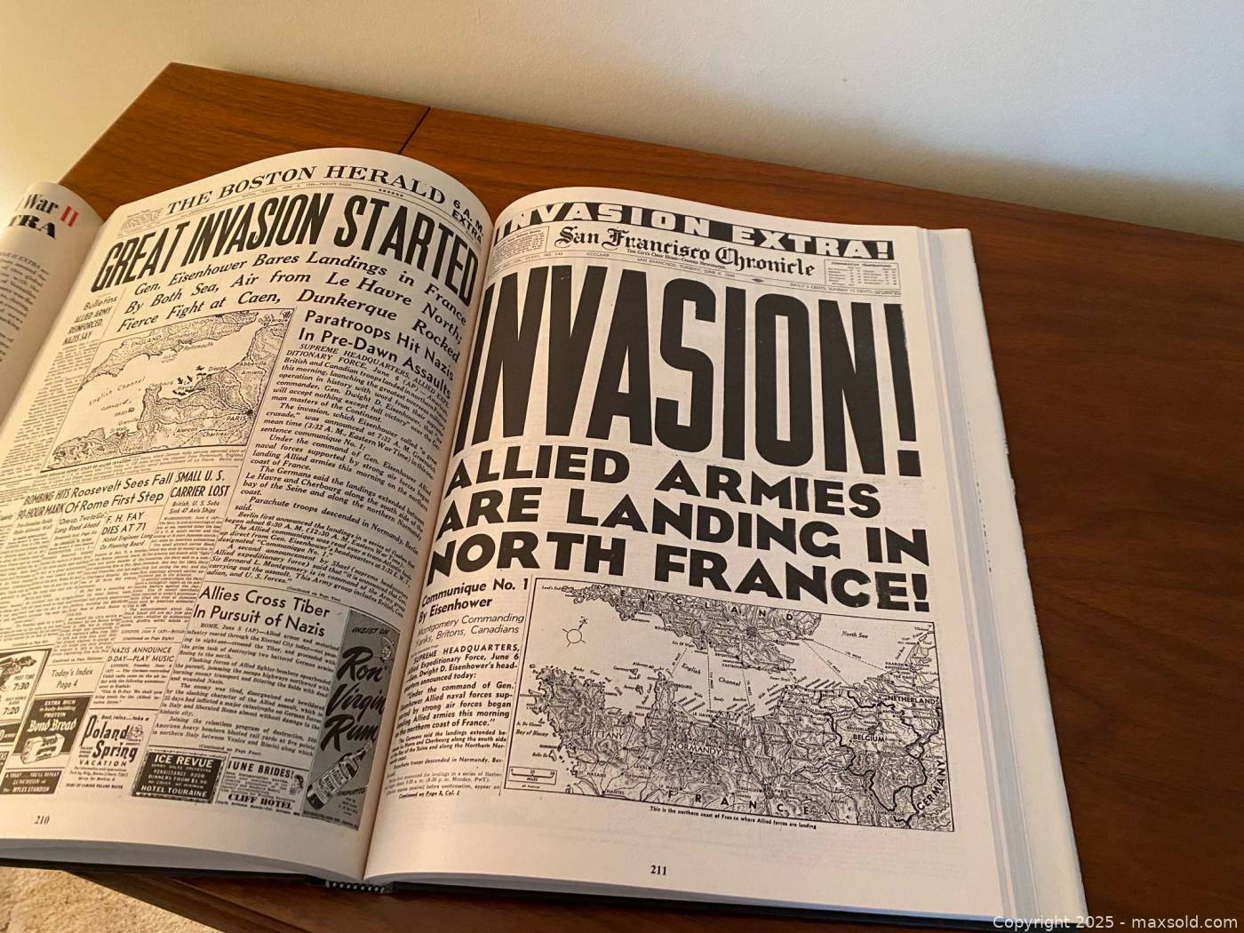 World War II Extra hardcover book | Maxsold