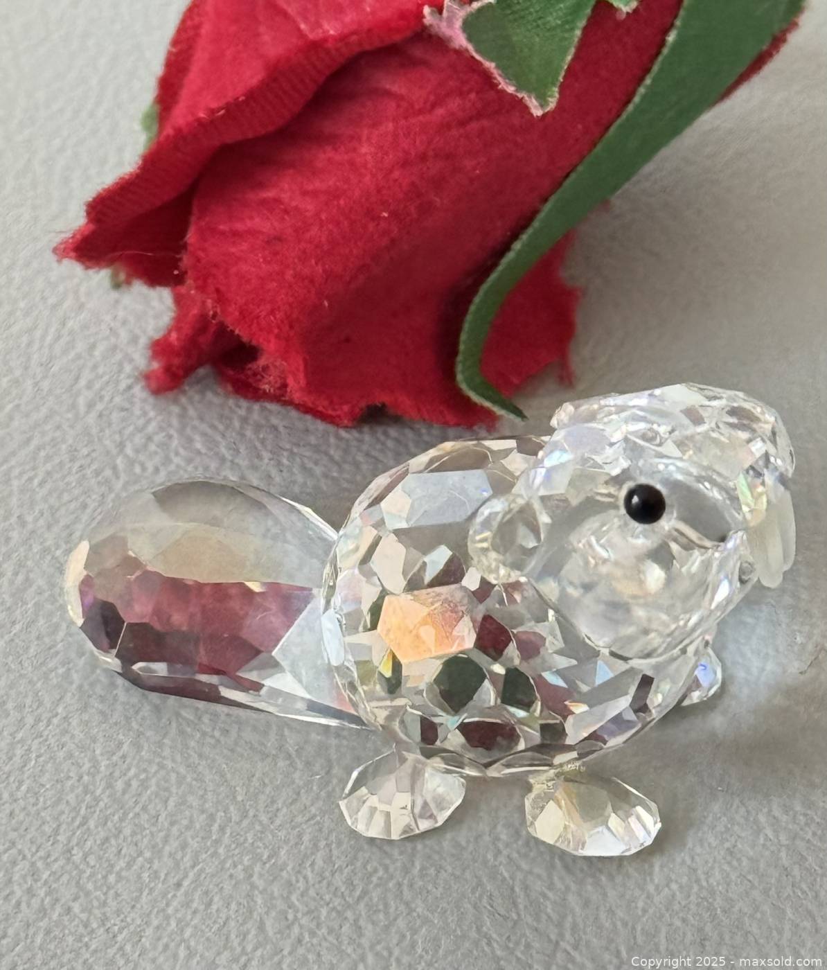 Swarovski Crystal Beaver Figurines, 2 | Maxsold