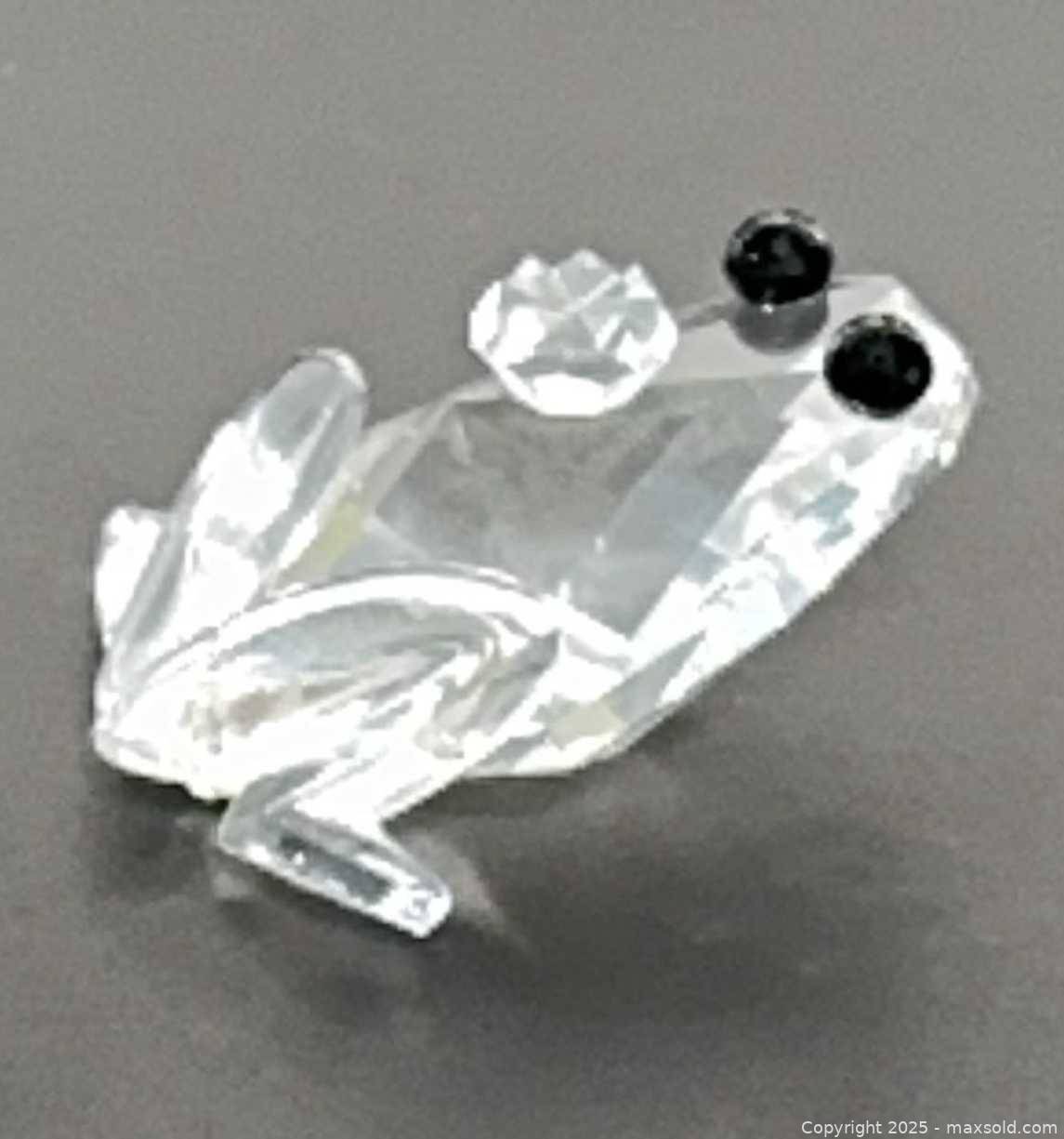 Swarovski Crystal Frog Prince figurine | Maxsold