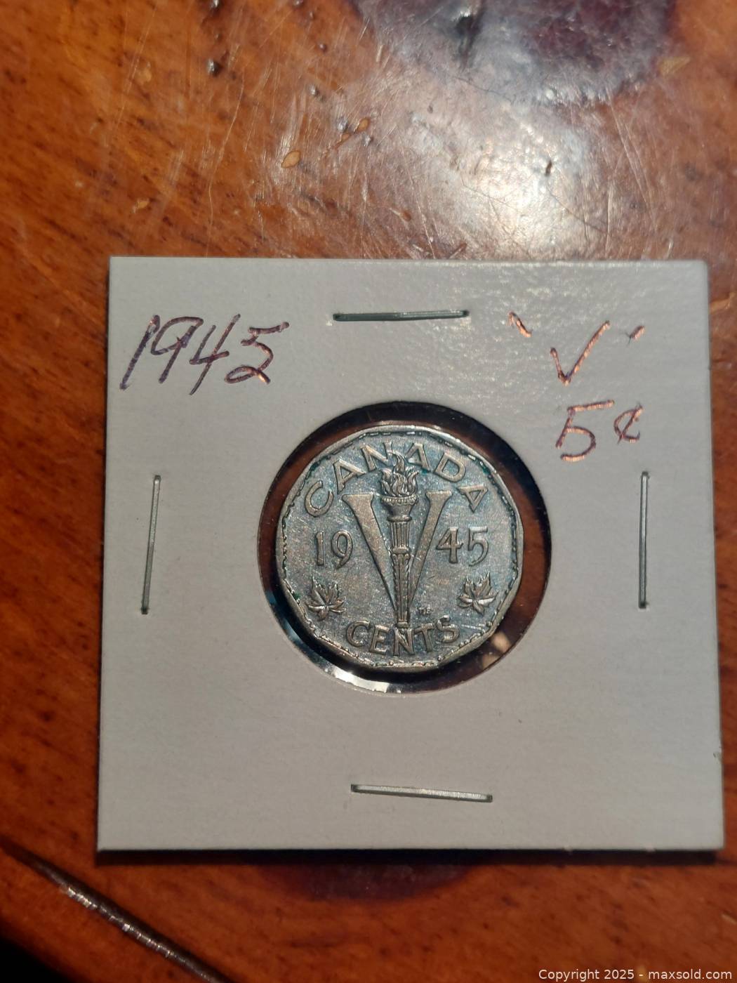 Canada 1945 Victory Nickel And 2005 Commemorative Victory Nickel | Maxsold