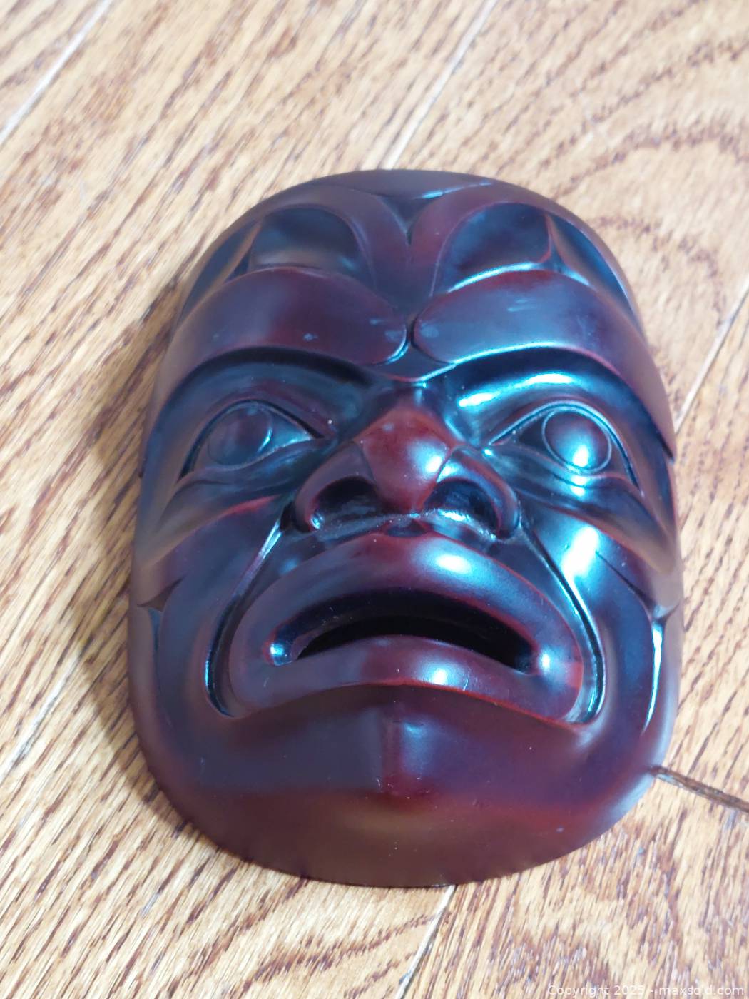 Boma First Nations cultured stone mask 6x4x2" | Maxsold