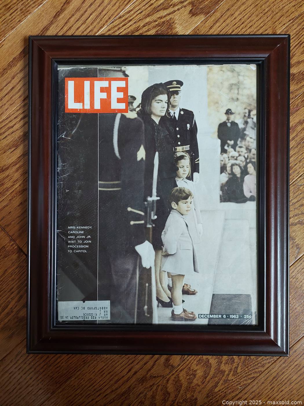 Framed December 6, 1963 Life Magazine JFK Funeral Cover | Maxsold