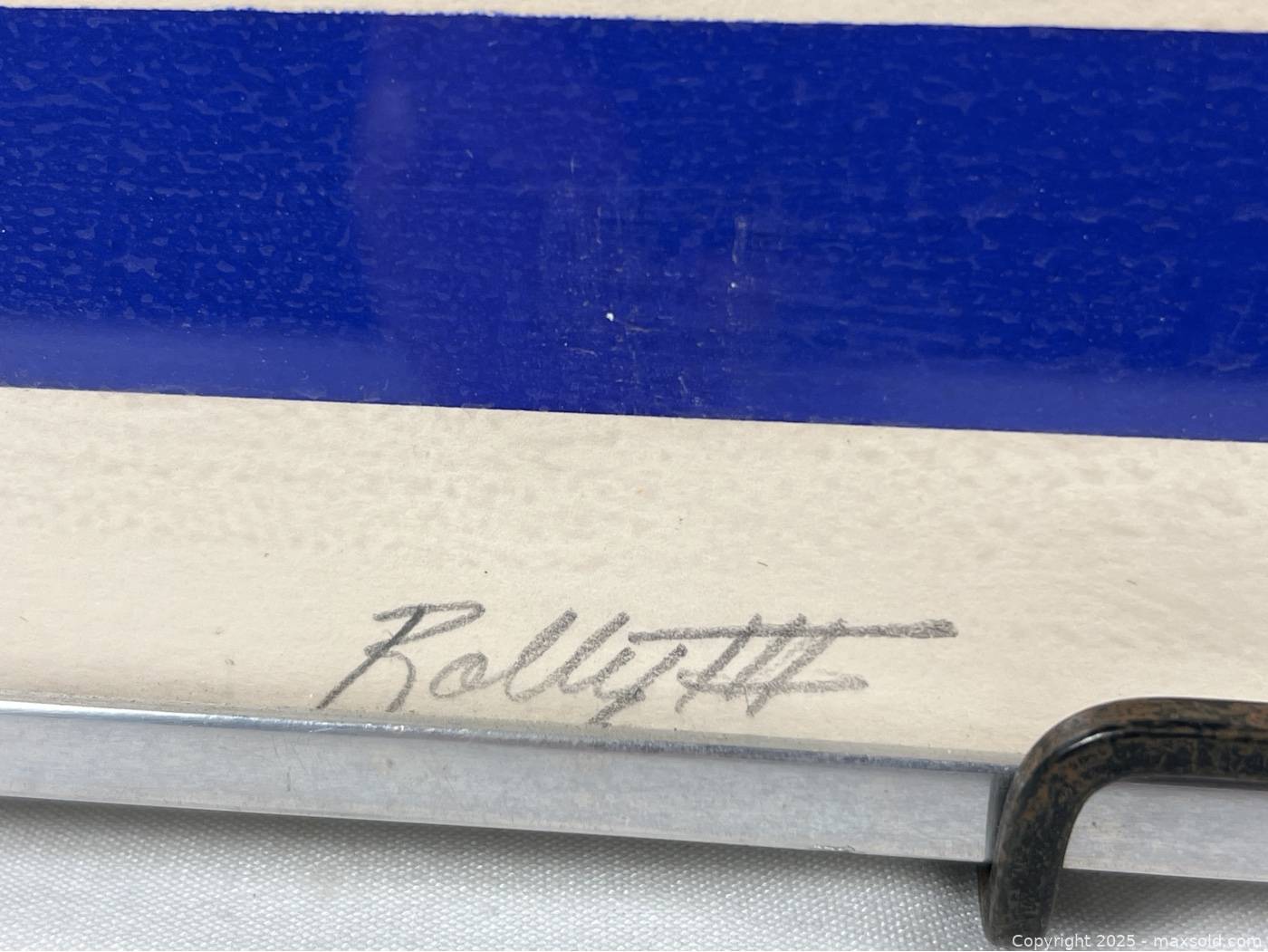 Frank Rowland “Rolly III” Abstract Print 24" | Maxsold