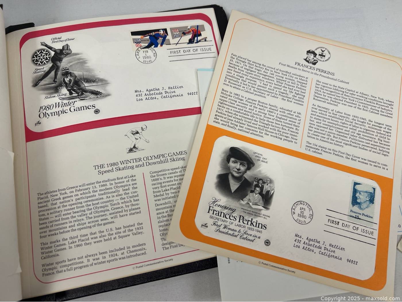 Two binders and loose First Day Covers | Maxsold