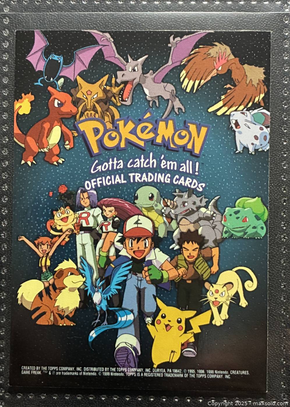 1999 Topps Pokémon trading cards, 10 | Maxsold