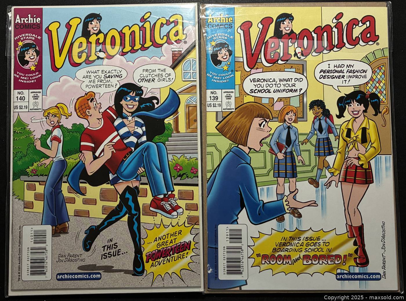 Archie Comics Veronica Issues 138-141 | Maxsold