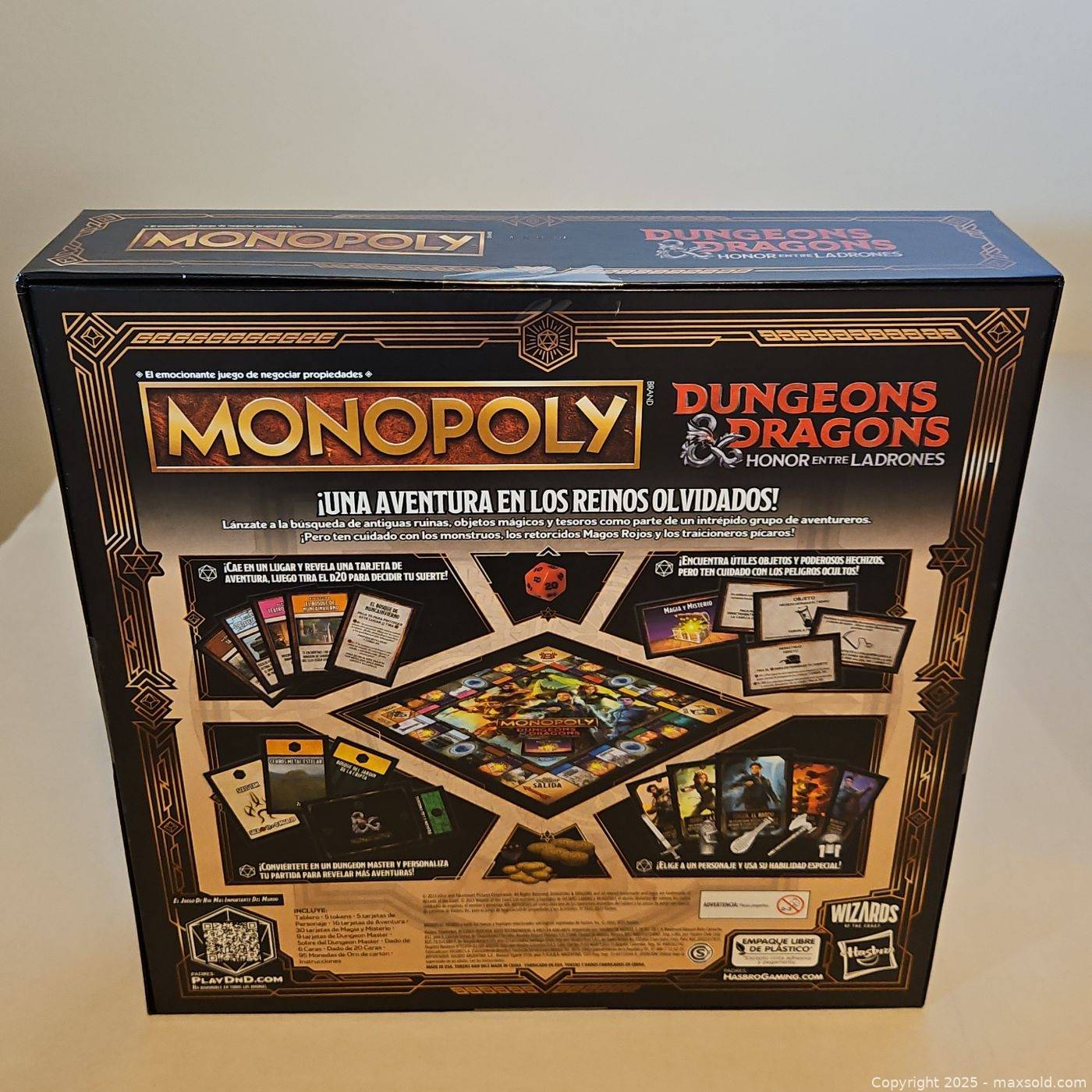 Monopoly Dungeons & Dragons Honor entre Ladrones board game | Maxsold