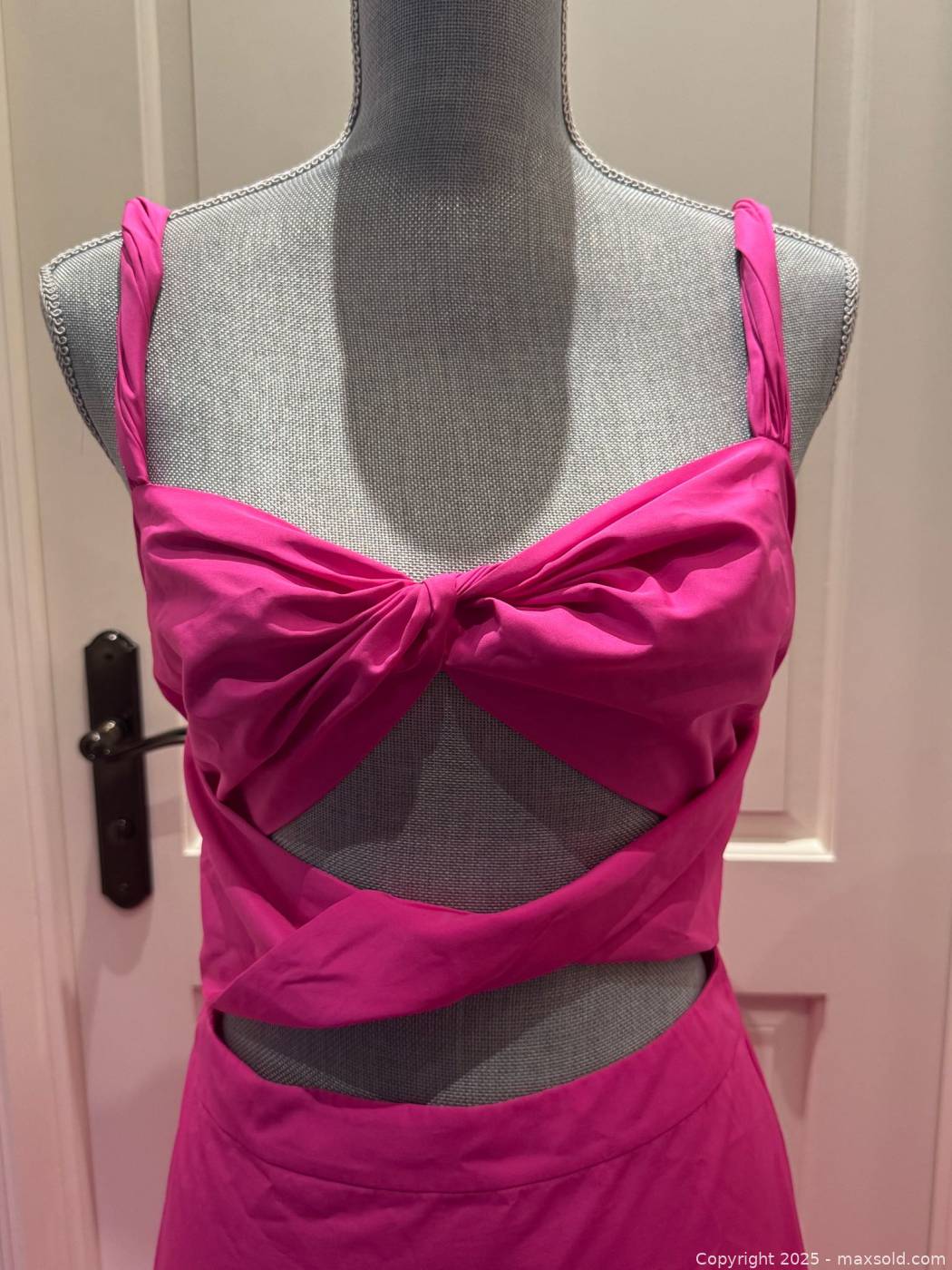 Alexis Azalea Magenta Cutout Maxi Dress M NWT | Maxsold