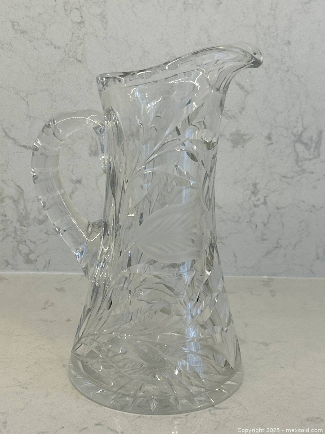 Antique Cut Crystal Water Pitcher | Maxsold