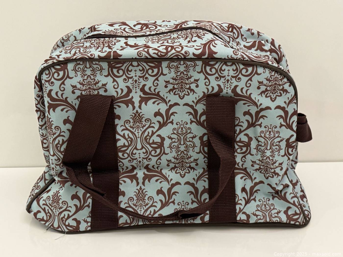 Sea Logoon pale blue & brown 4-piece diaper bag set BNWT | Maxsold