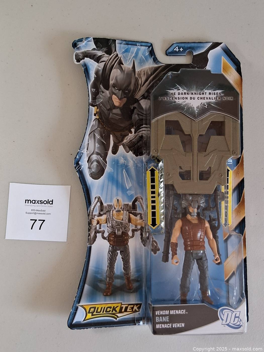 DC Comics QuickTek Venom Menace Bane Figure | Maxsold