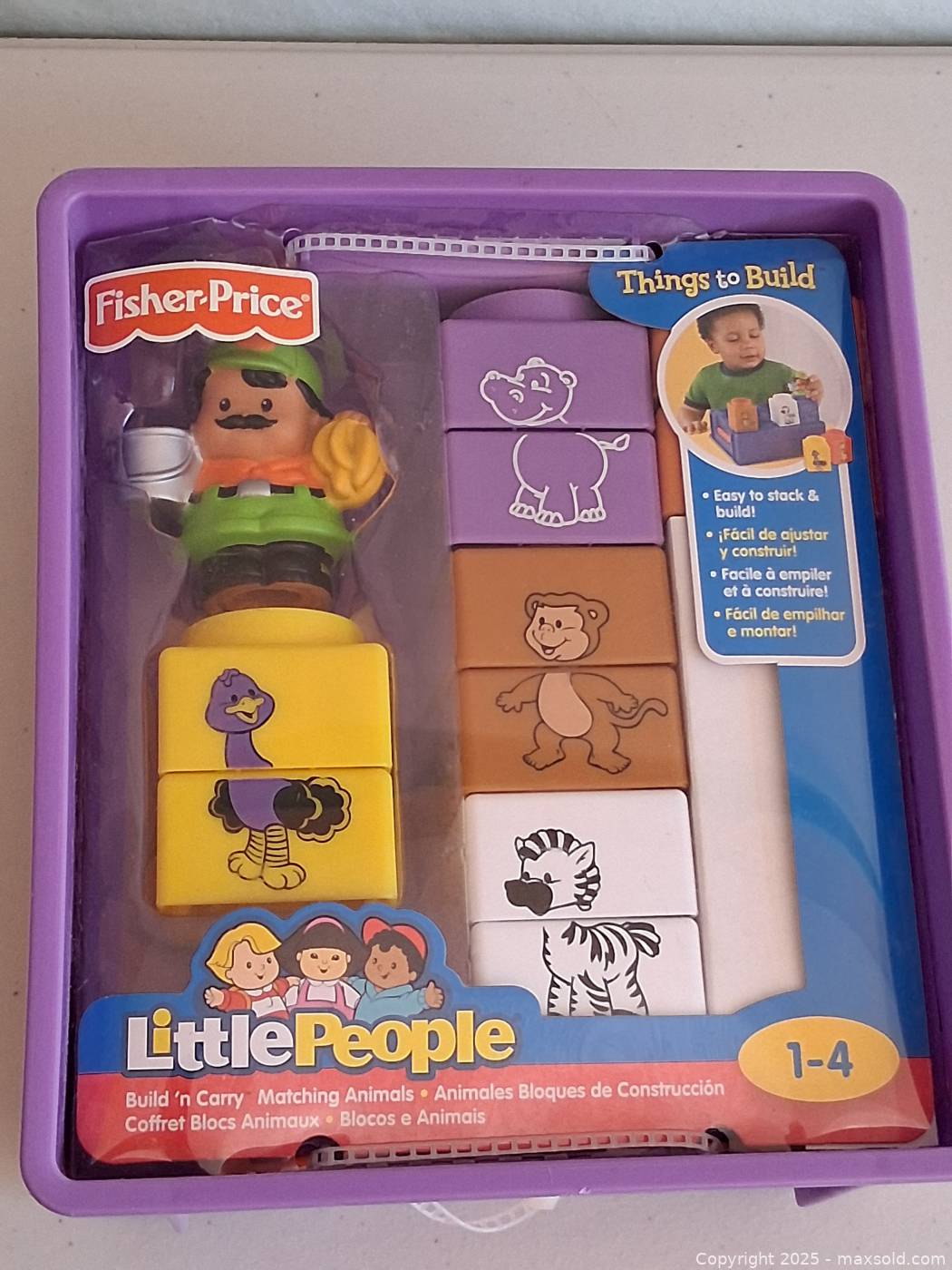 Fisher-Price Little People Build 'n Carry Matching Animals set | Maxsold