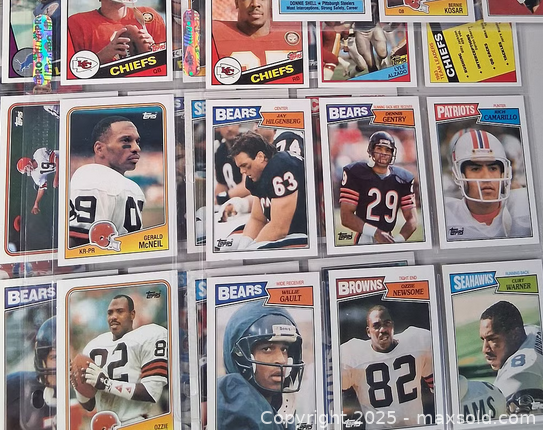 NFL football trading card assortment | Maxsold