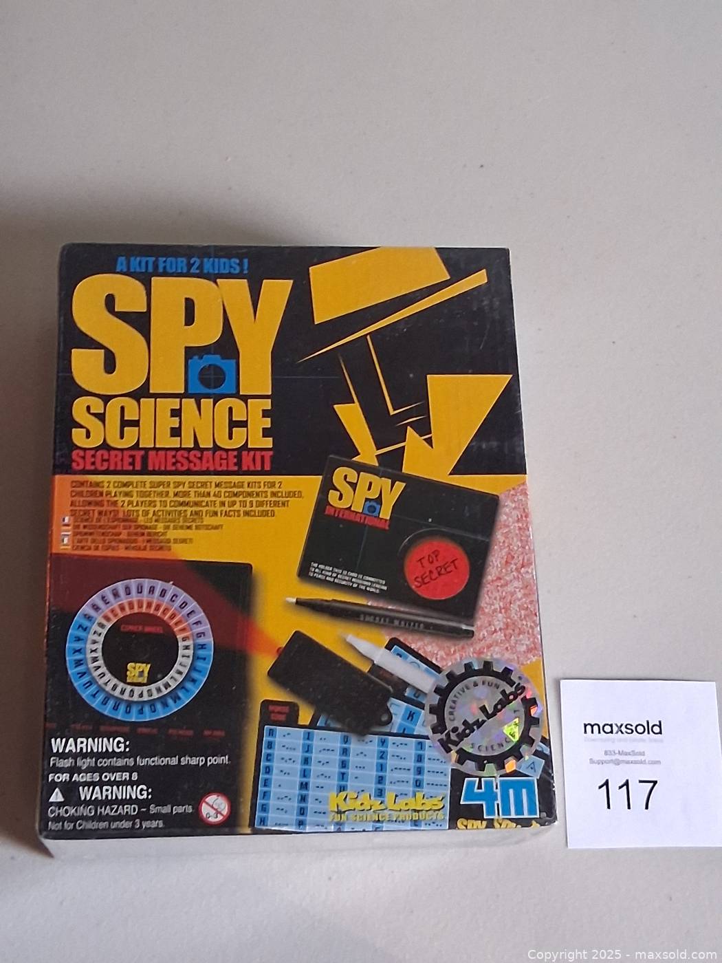 Spy Science Secret Message Kit, sealed | Maxsold