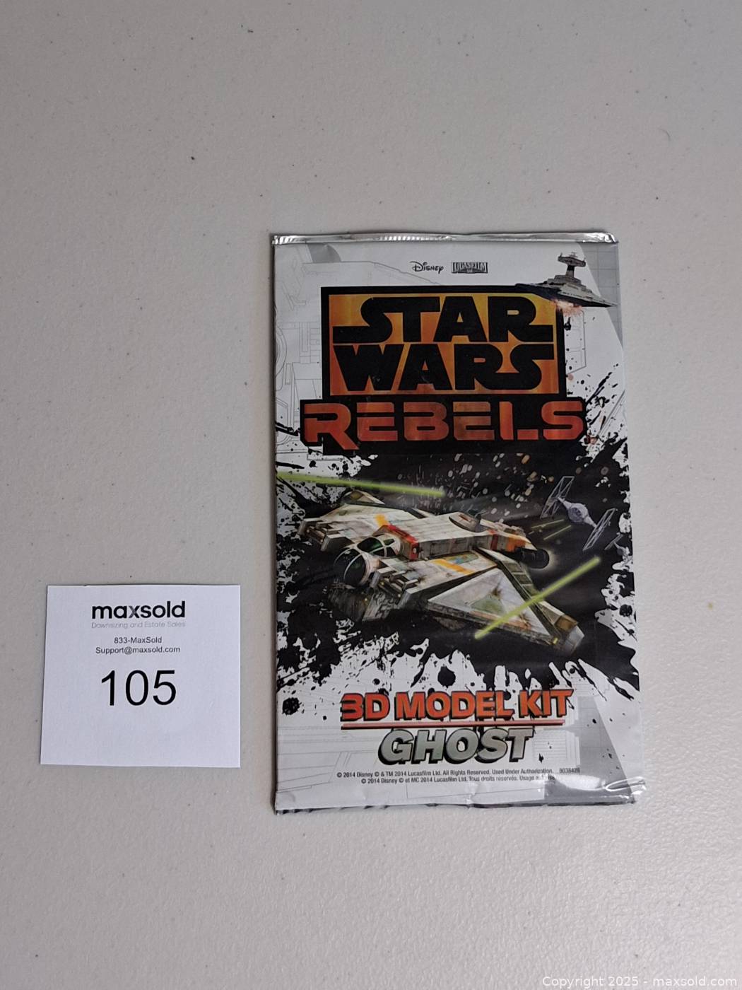 2014 Star Wars Rebels 3D Model Kit Ghost | Maxsold