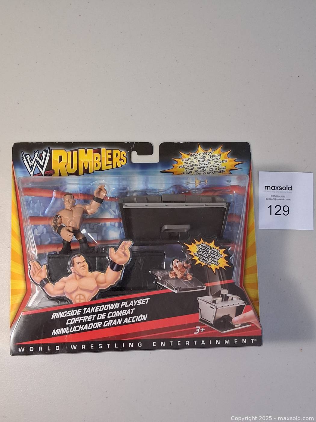 WWE Rumblers Ringside Takedown Playset | Maxsold