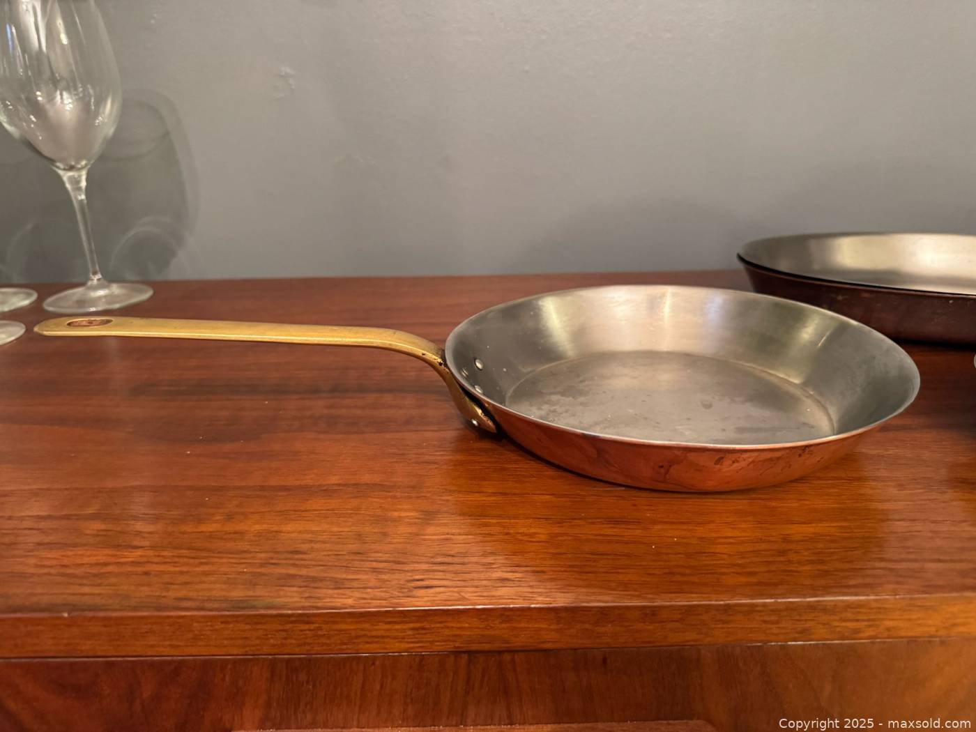 Judge Inocuivre copper frying pans set of 3 | Maxsold