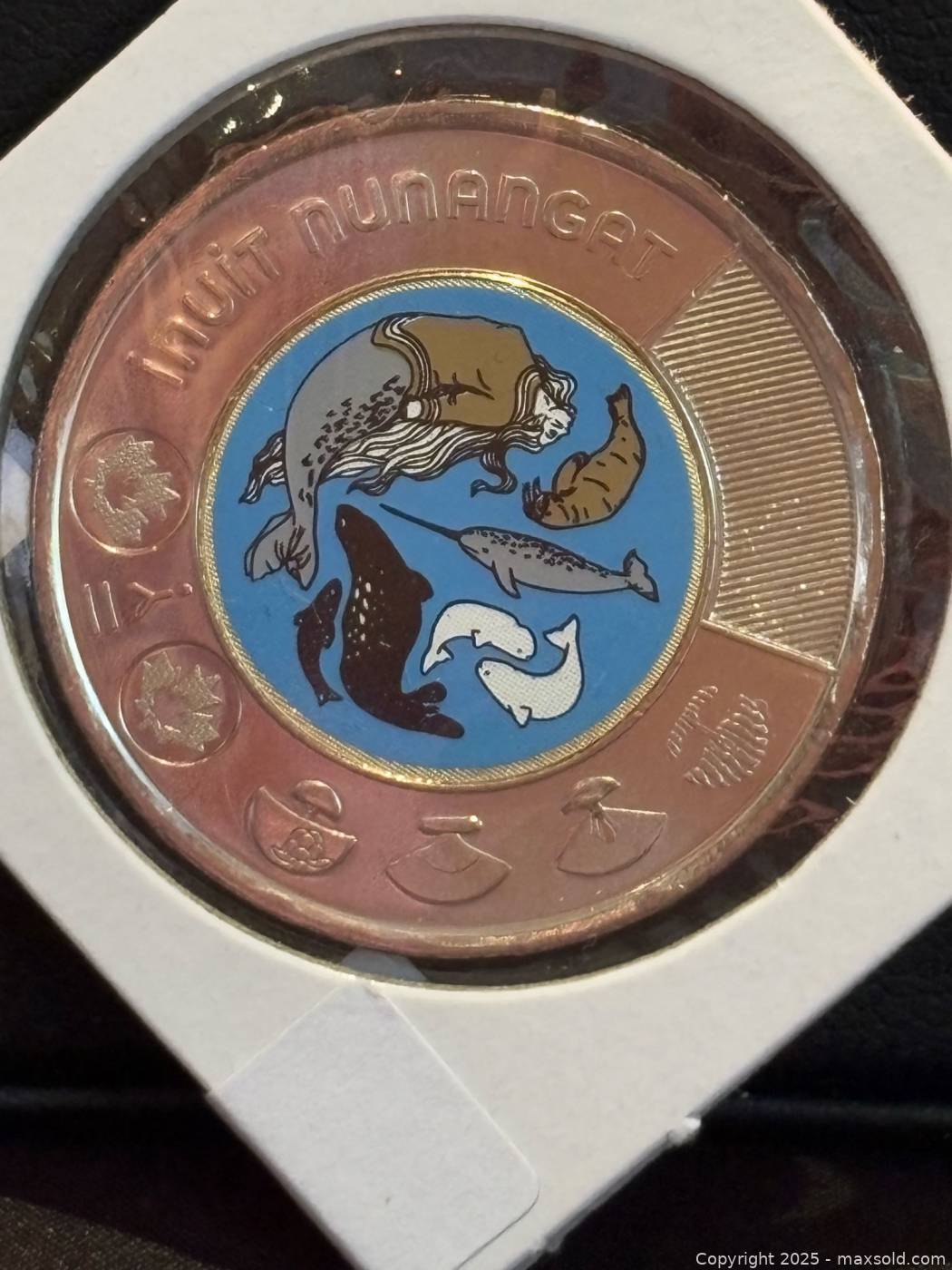 2024 Canada $2 Celebrating Inuit Nunangat Coloured Toonie UNC | Maxsold